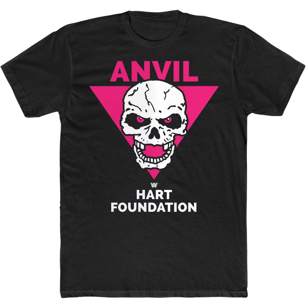 Jim Neidhart Charcoal Anvil Hart Foundation Retro T-Shirt - Best gifts ...