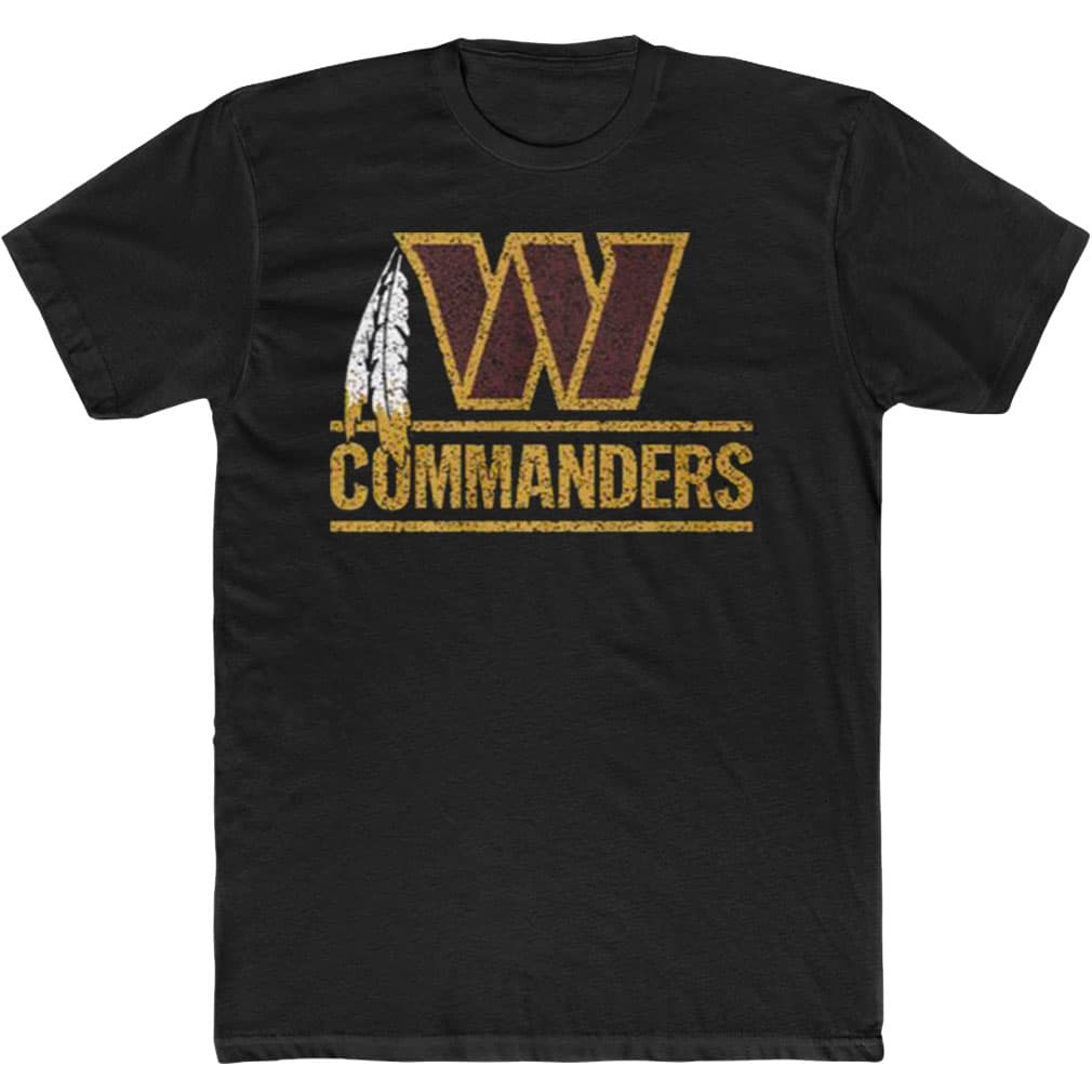 Coach Dan Quinn Commanders Feather T-Shirt - Best gifts your whole family
