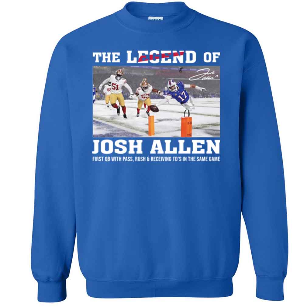 The Legend Of Josh Allen First QB With Pass Rush And Receiving ...